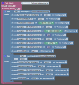 ioBroker Blockly Beispiele - Hobbyblogging