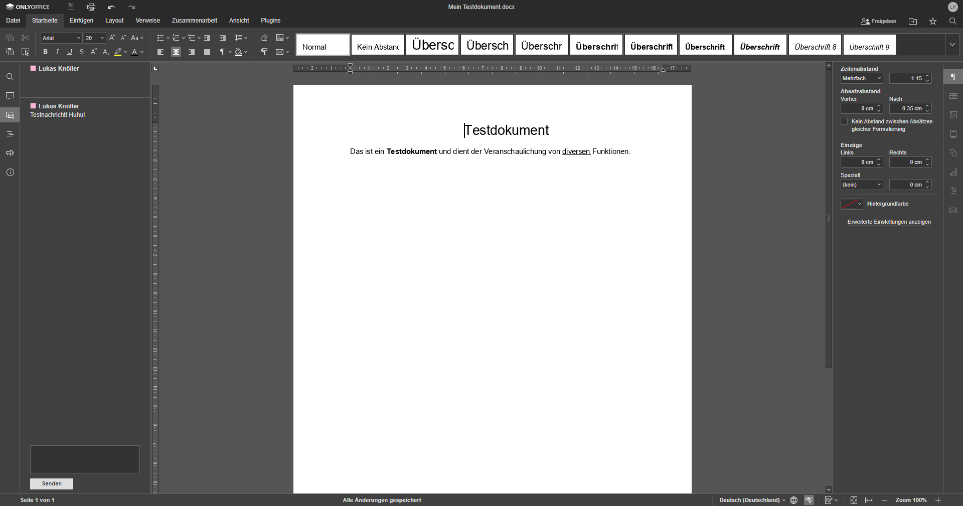 Onlyoffice Docs Im Überblick Hobbyblogging
