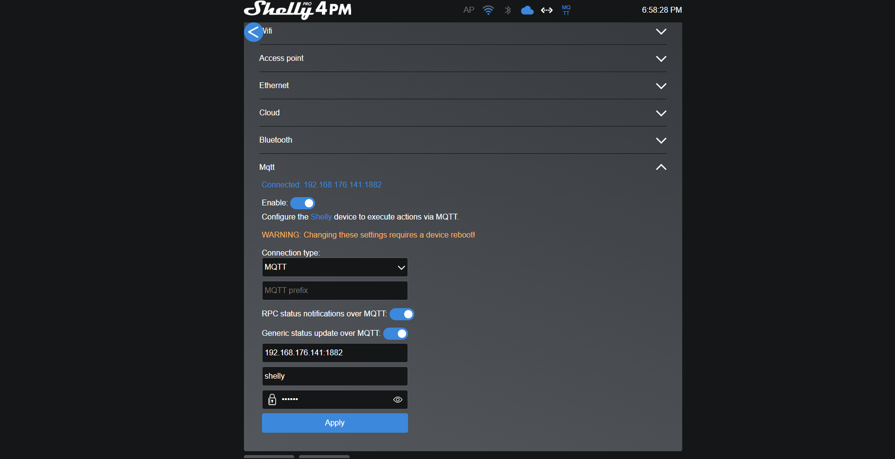 ioBroker Shelly - Verbindung herstellen - Hobbyblogging