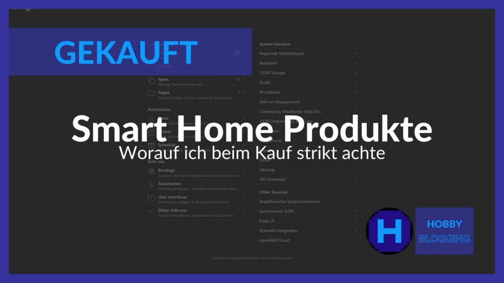 Hobbyblogging - Smart Home Blog